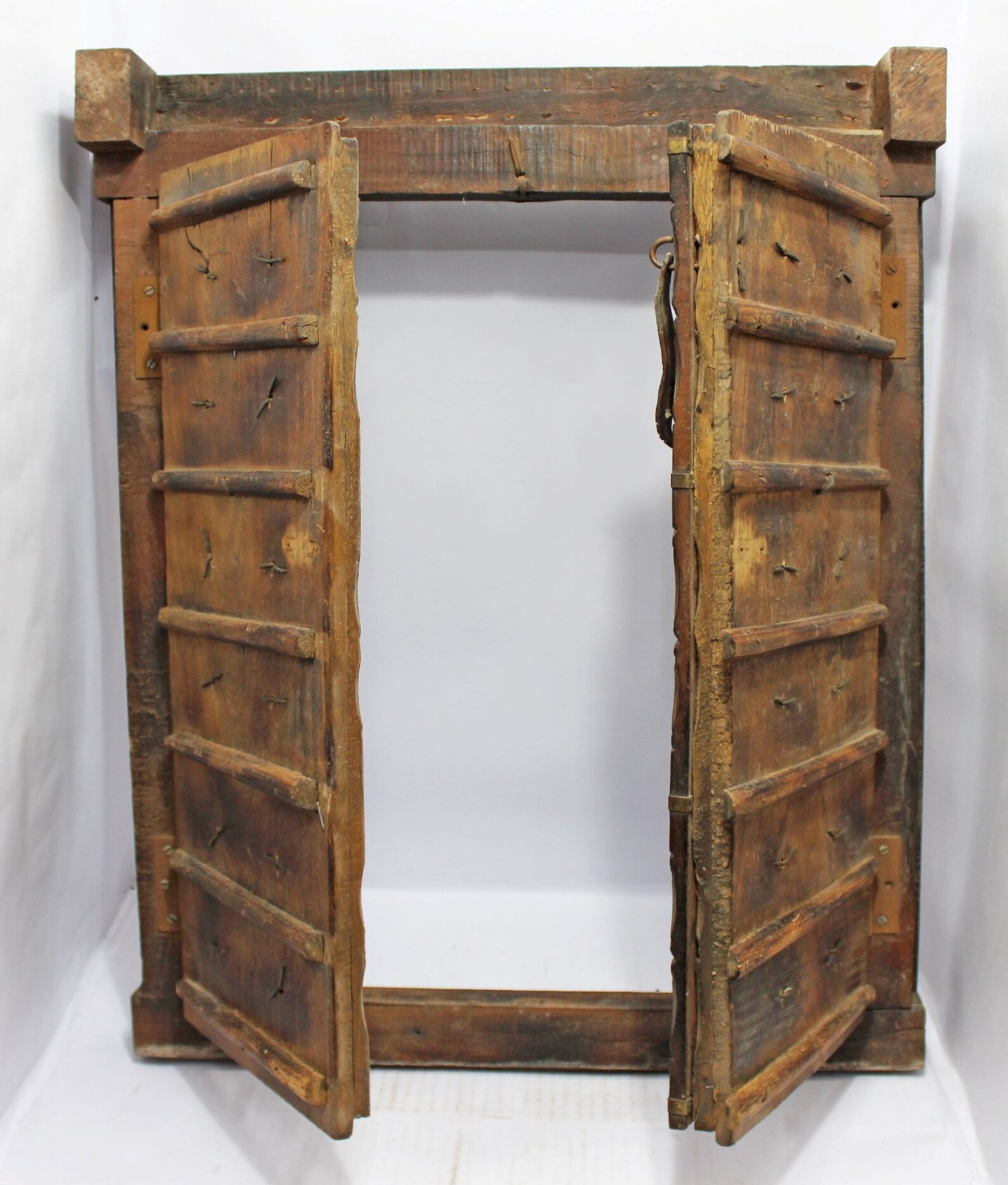 Vintage Wooden Window Frame Antique Carved Window With Frame Old Wood ...
