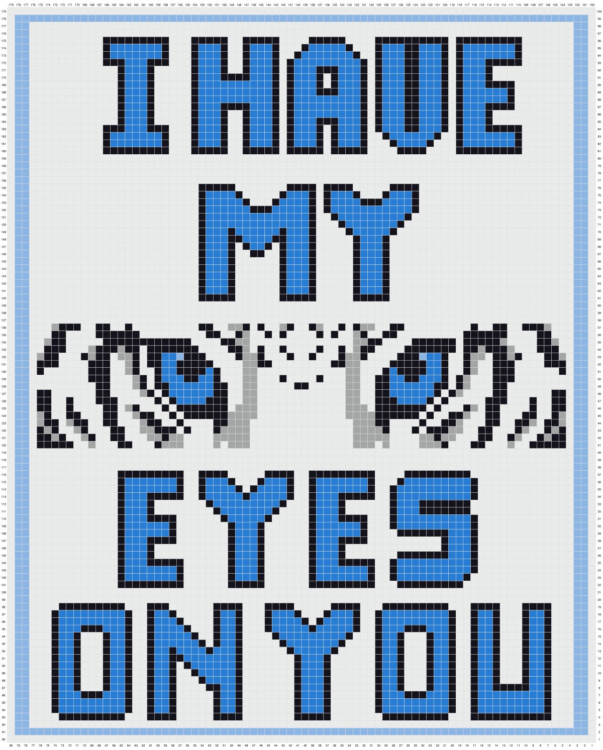 Tiger Eyes C2C Single Crochet Blanket Pattern Graphgan - Etsy