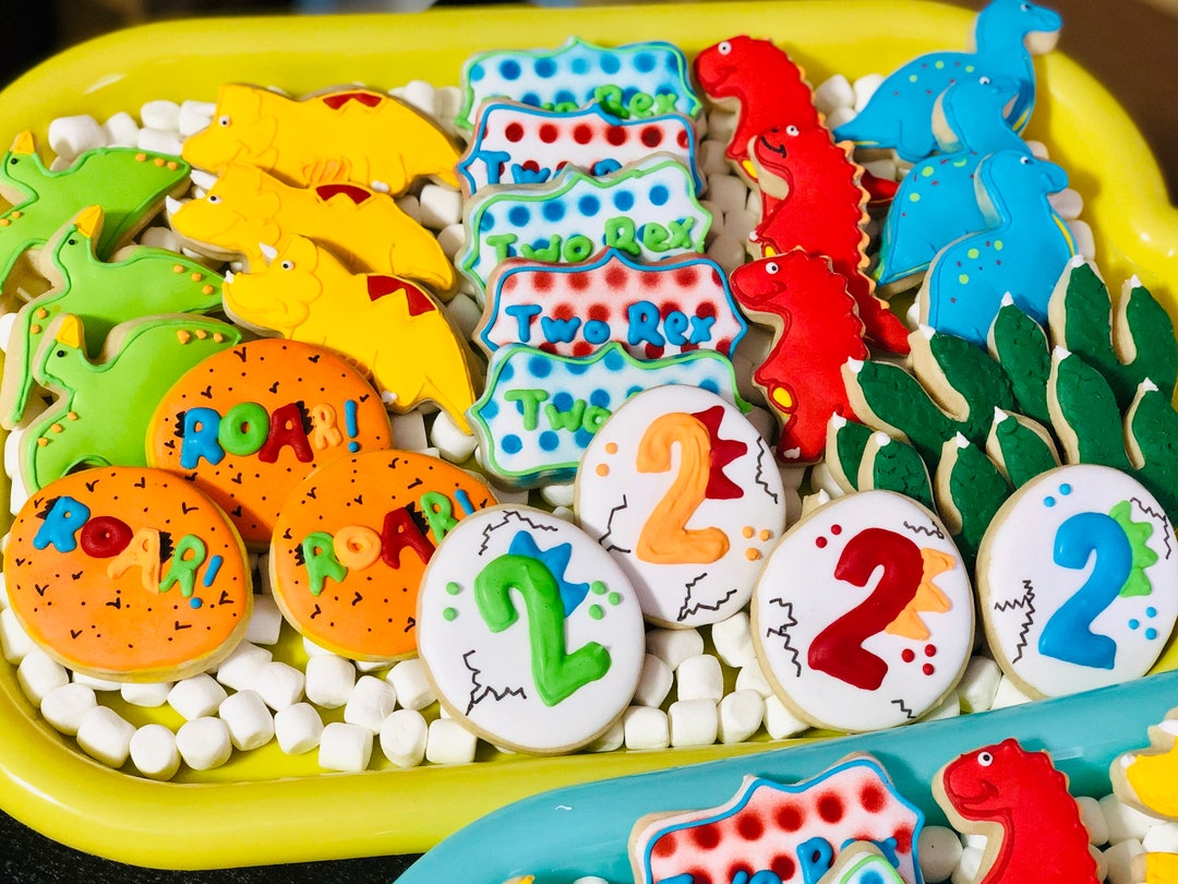 Character Sugar Cookies Dinosaur, Fishing, Etc - Etsy