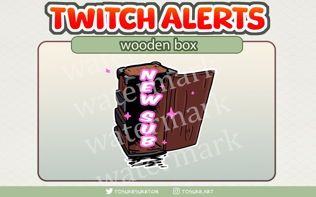 New Sub Animated Twitch Alert Demon Girl Box Thanks Anime Manga ...
