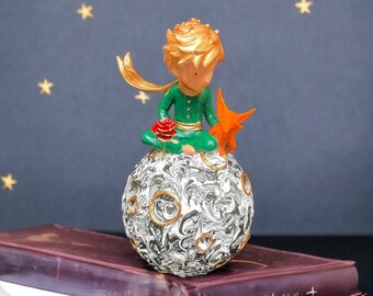 Uniquely Colorful the Little Prince Statuete Artistic Hand-painted ...