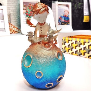 Uniquely Colorful the Little Prince Statuete Artistic Hand-painted ...