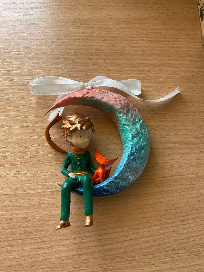 Uniquely Cute the Little Prince Figure Original Artistic Bookly Person ...