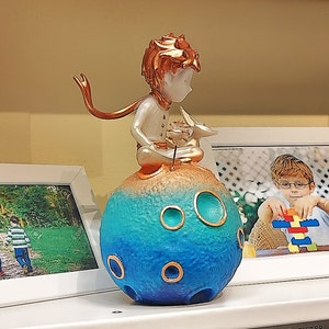 Uniquely Colorful the Little Prince Statuete Artistic Hand-painted ...