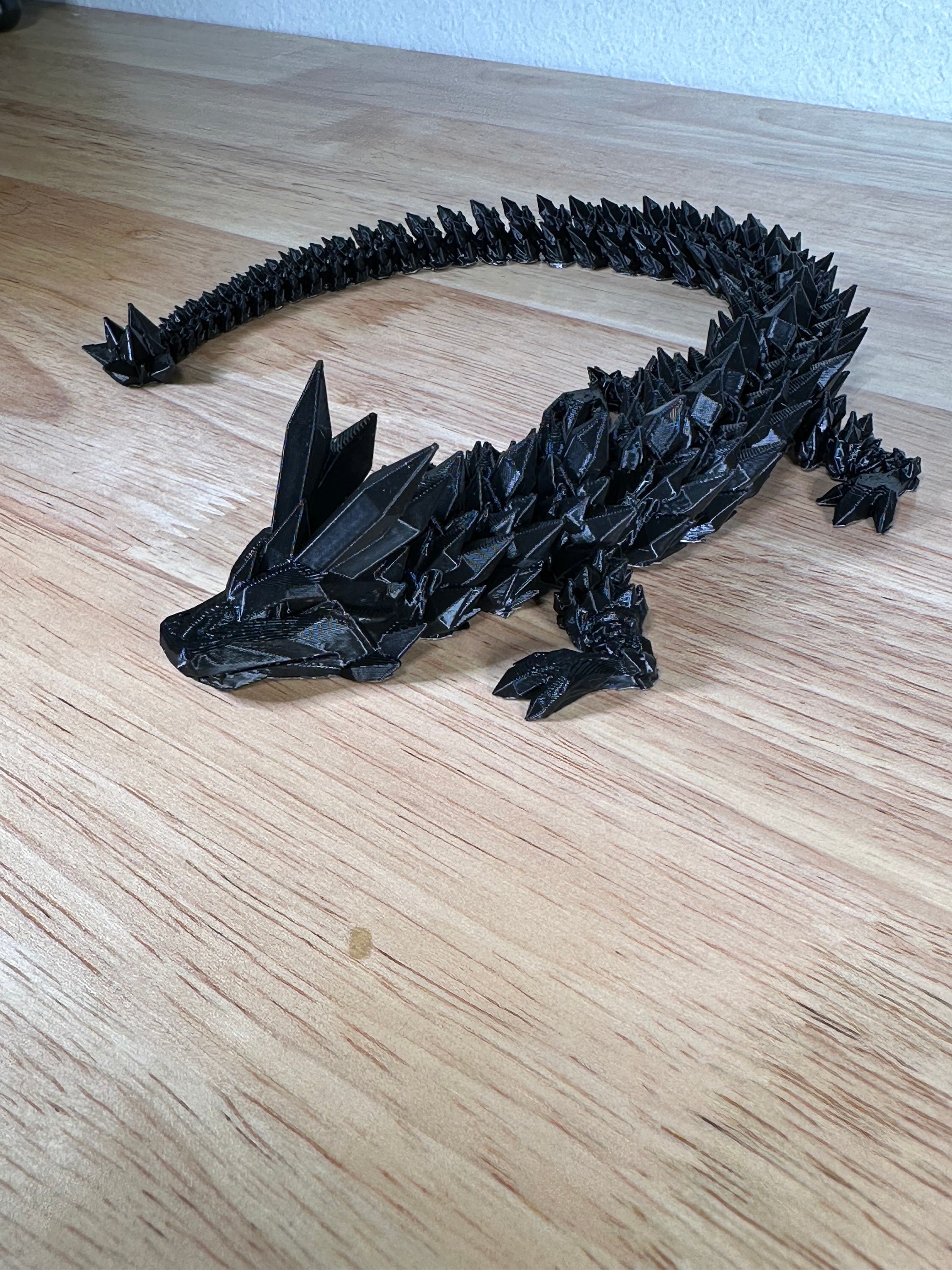 3D Printed Crystal Dragon - Etsy