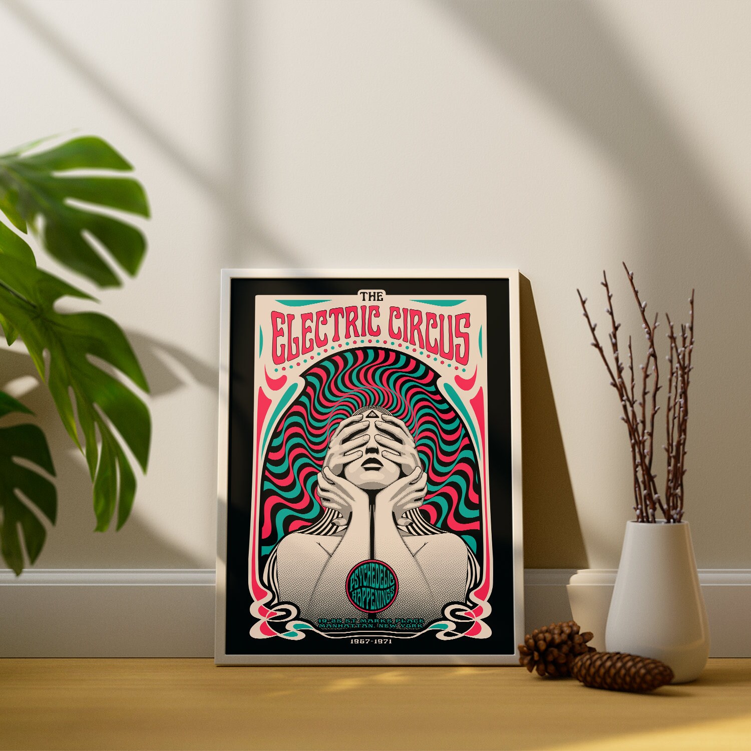 The Electric Circus Poster, Psychedelic Art, Psychedelic Music Poster ...