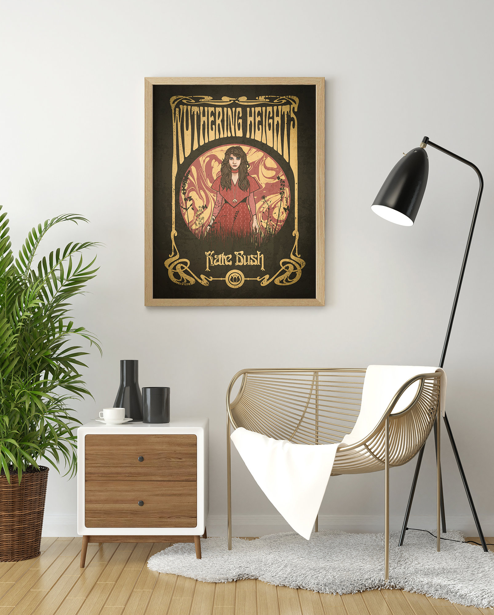 Kate Bush Print, Kate Bush Art, Wuthering Heights Poster sold by Danya ...