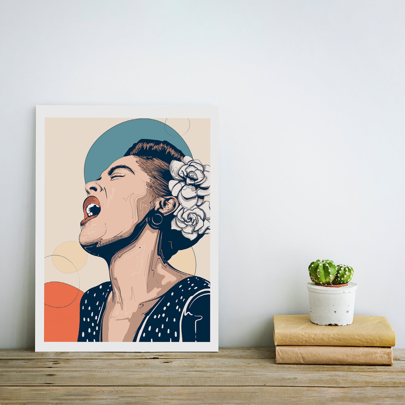 Billie Holiday Portrait, Billie Holiday Art Print, Billie Holiday ...