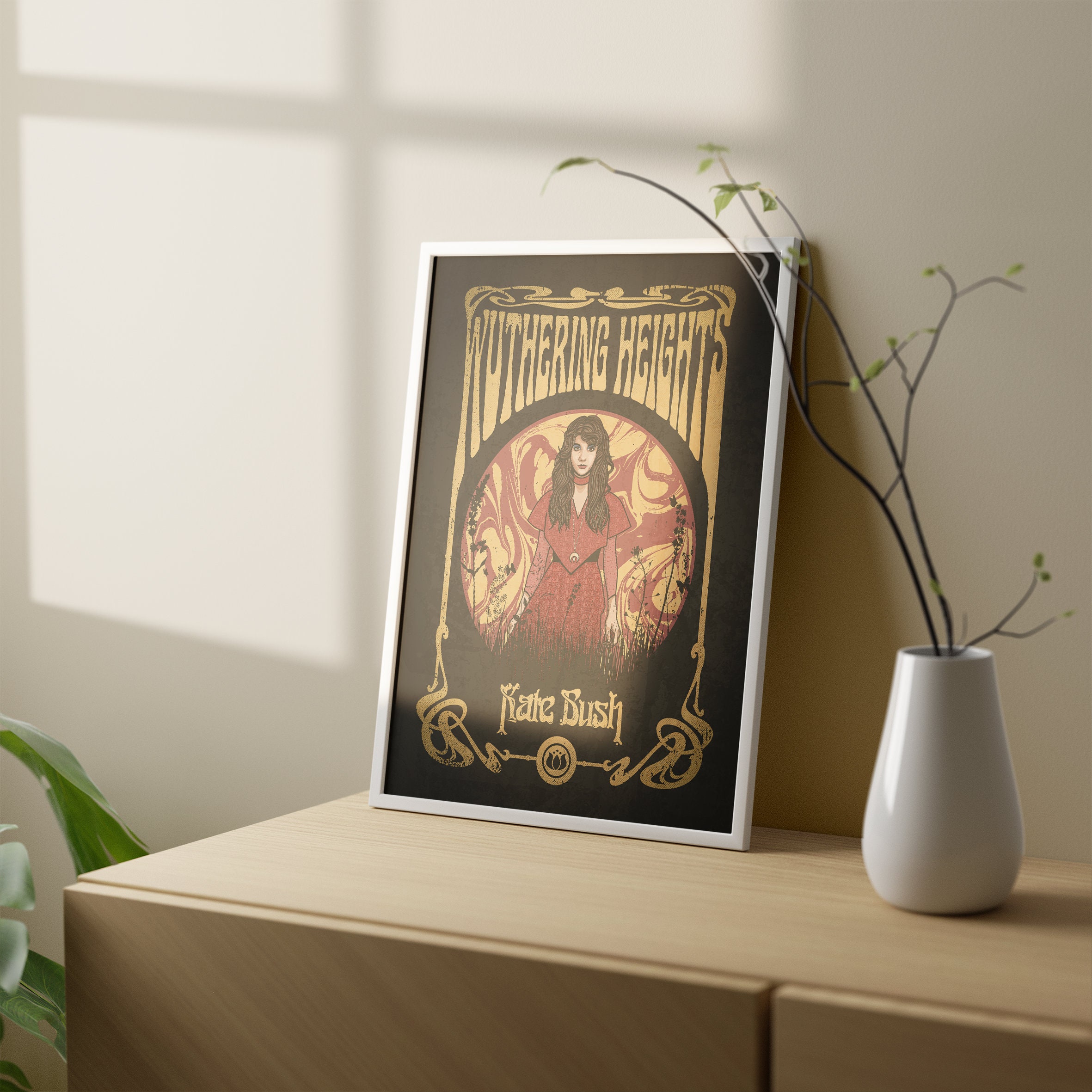 Kate Bush Print, Kate Bush Art, Wuthering Heights Poster sold by Danya ...