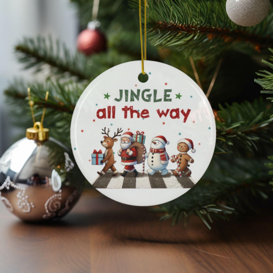 Jingle All the Way Christmas Ornament, Christmas Gift, Christmas ...