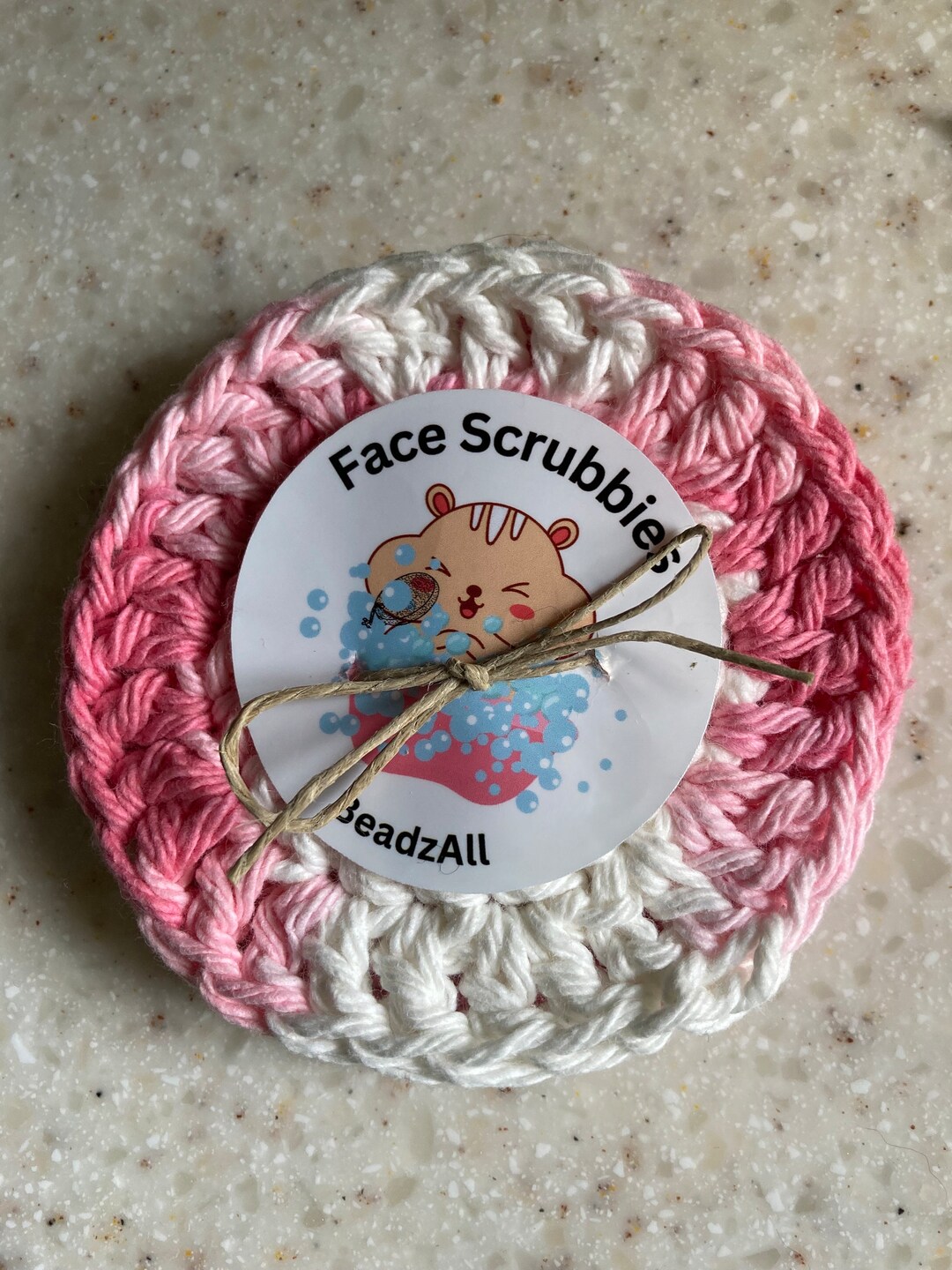 Set of 3 Face & Body Scrubbies, Hand Crocheted - Etsy