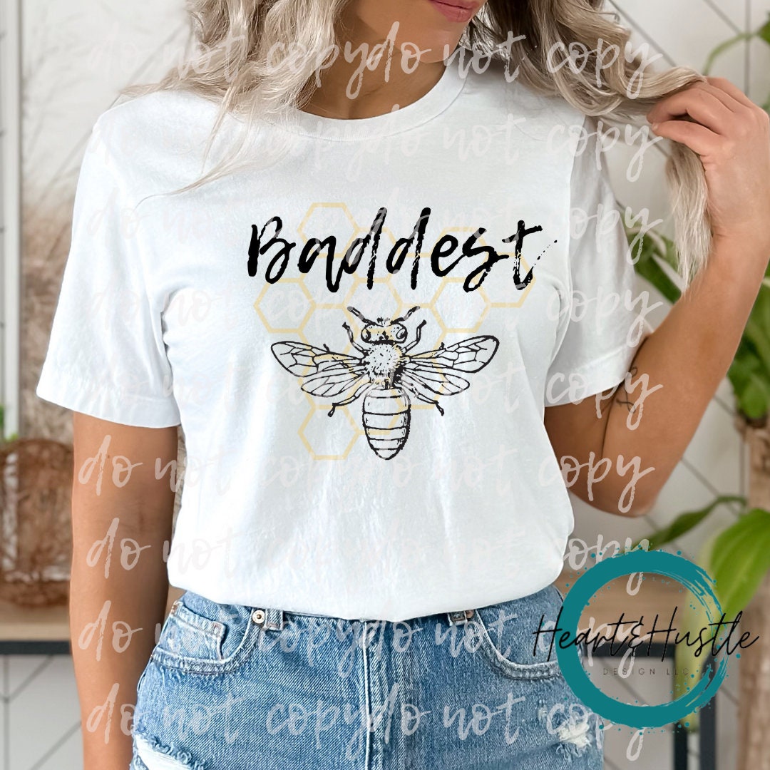 Baddest Bee PNG for Sublimation Download - Etsy