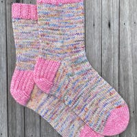 Easy Basic Worsted Weight Sock Knitting Pattern - the Thicksgiving ...