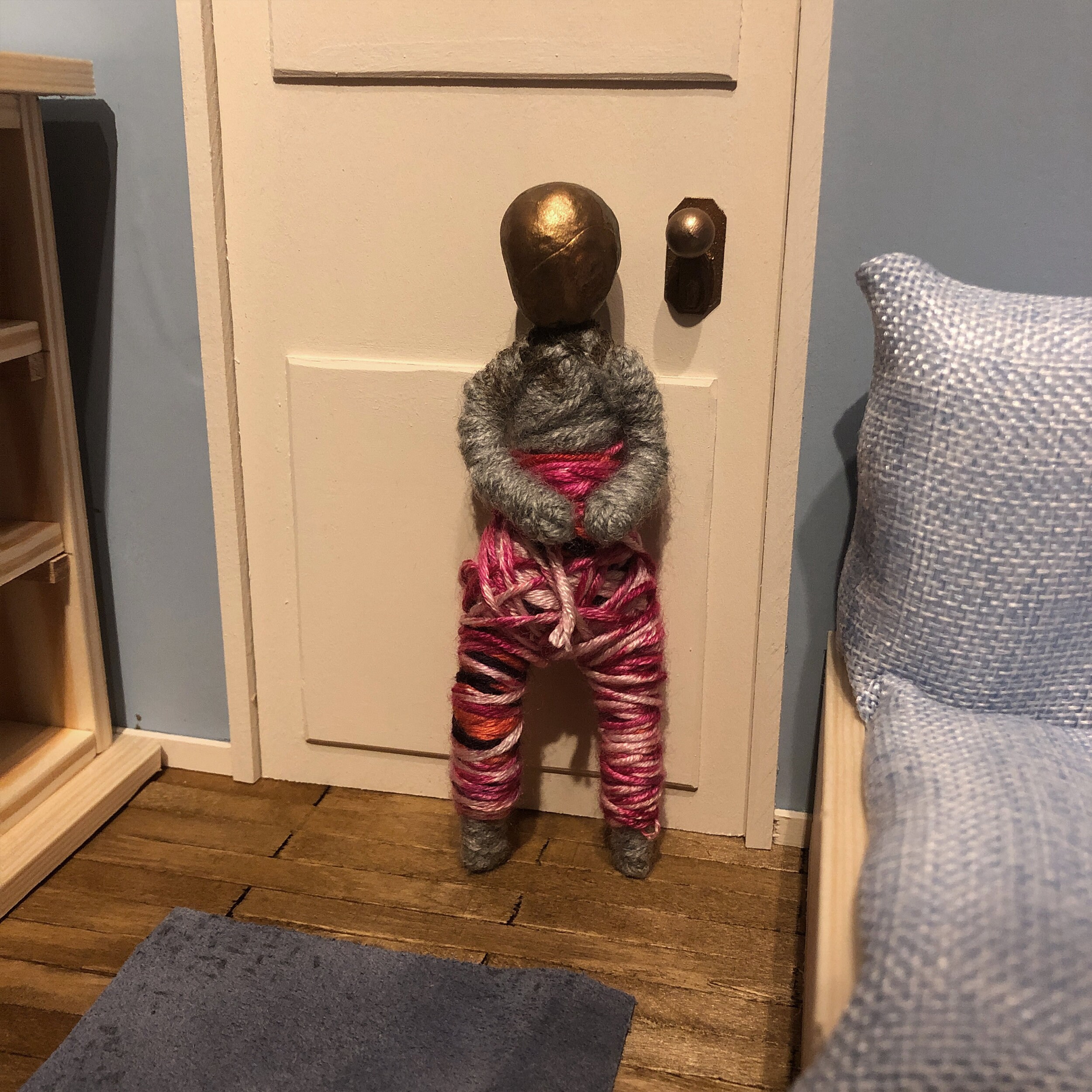 Wool Spun Puppet Posable Doll Anxiety Toy Animation Puppet Brass ...