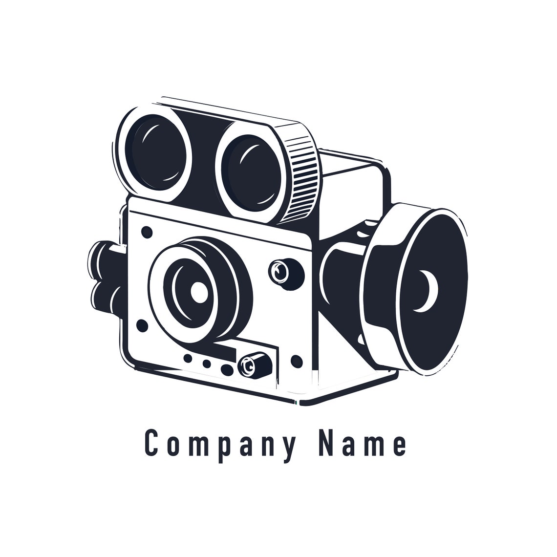 Colorful Retro Camera Logo Digital Download for Adobe Illustrator - Etsy