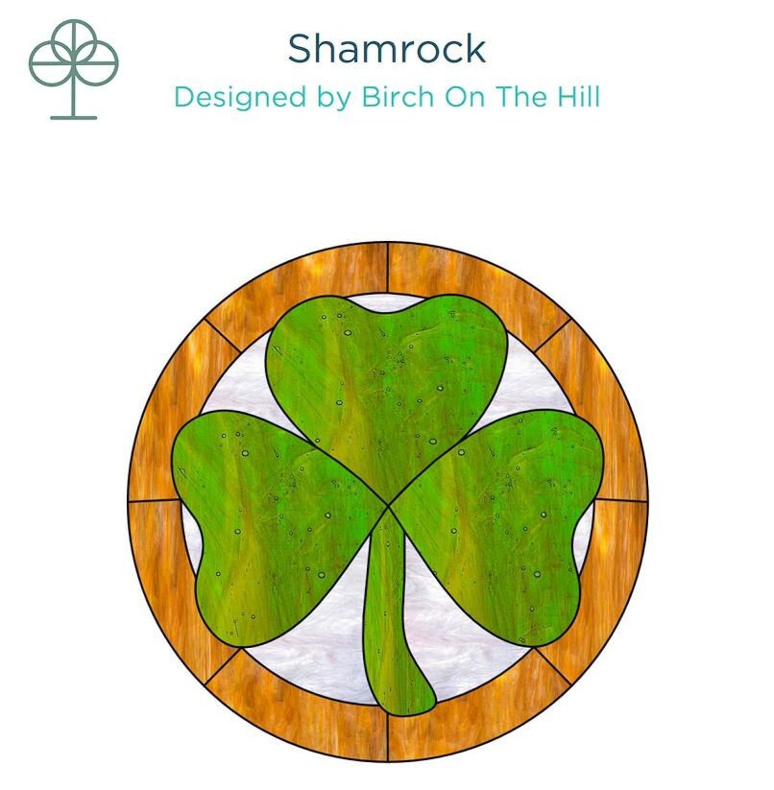 Shamrock Stained Glass Suncatcher Pattern - Etsy