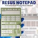 Prehospital Resuscitation (cardiac Arrest) Notepad for Paramedics ...