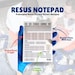 Prehospital Resuscitation (cardiac Arrest) Notepad for Paramedics ...