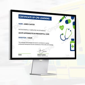 Online CPD Course: Acute Appendicitis in Prehospital Care - Etsy