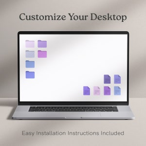 Cool Purple Icons for Mac and Windows Custom Desktop Folder Icons ...