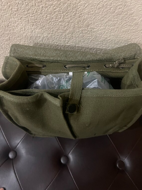 ARMY Vintage Canvas Military Tech/Messenger Bag With … - Gem
