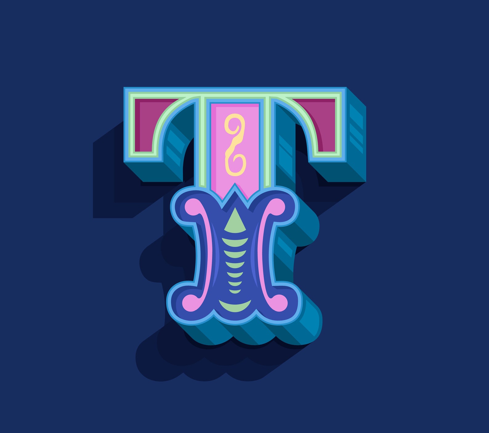 Circus Letter Graphic, Carnival Letter Vector, EPS Digital Vector Art ...