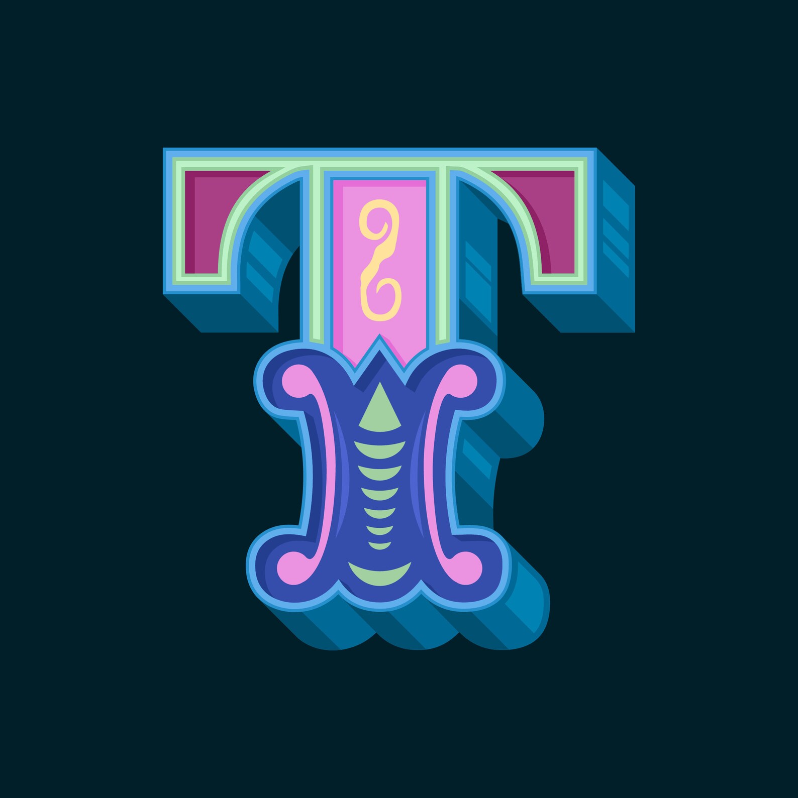 Circus Letter Graphic, Carnival Letter Vector, EPS Digital Vector Art ...