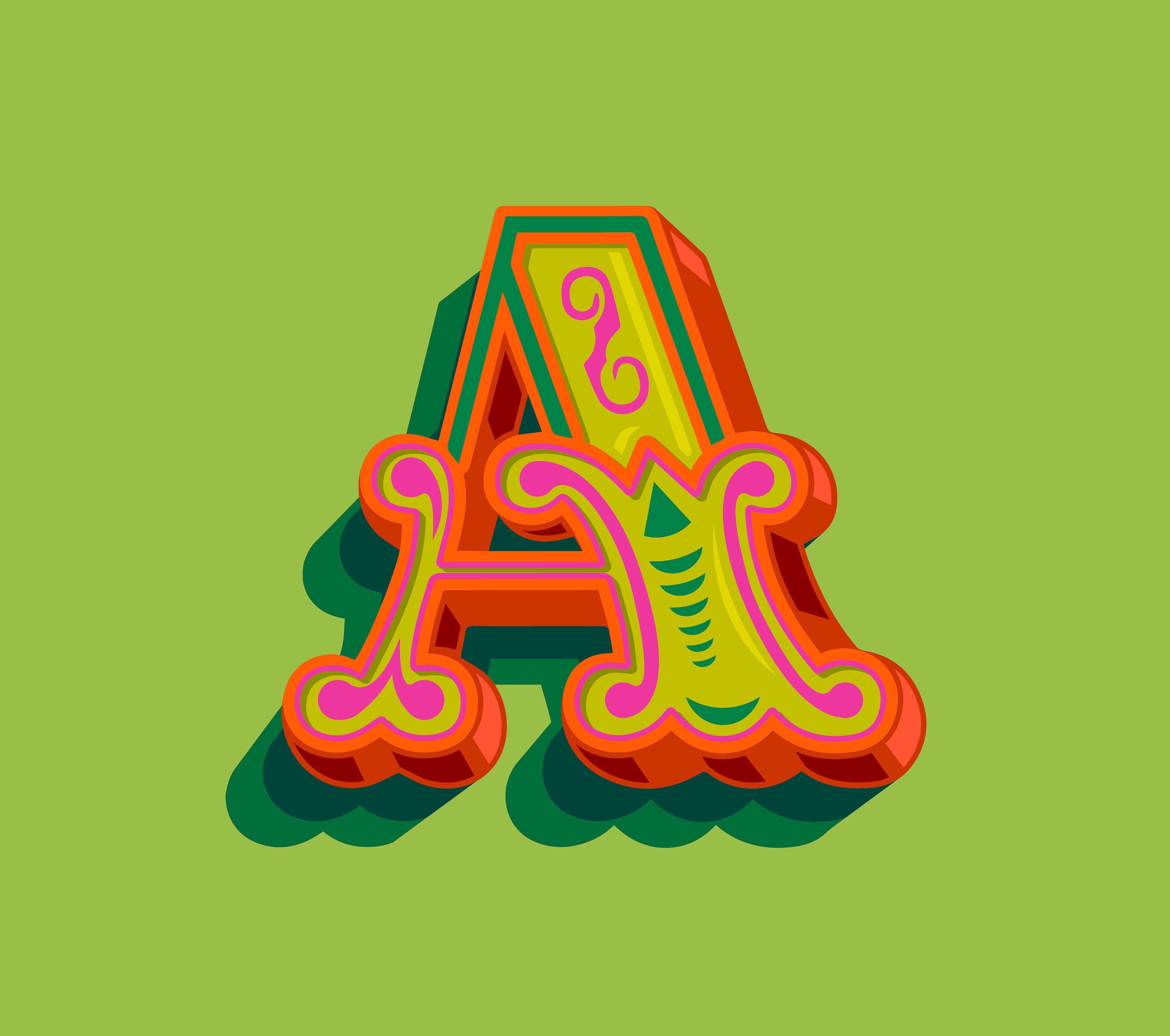 Circus Letter Graphic, Carnival Letter Vector, EPS Digital Vector Art ...