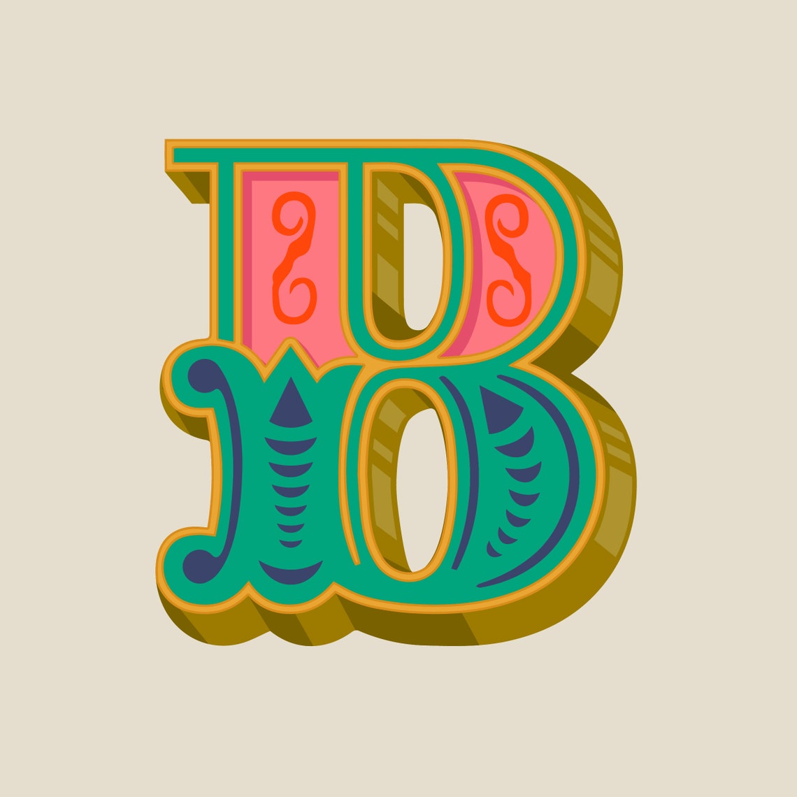 Circus Letter Graphic, Carnival Letter Vector, EPS Digital Vector Art ...