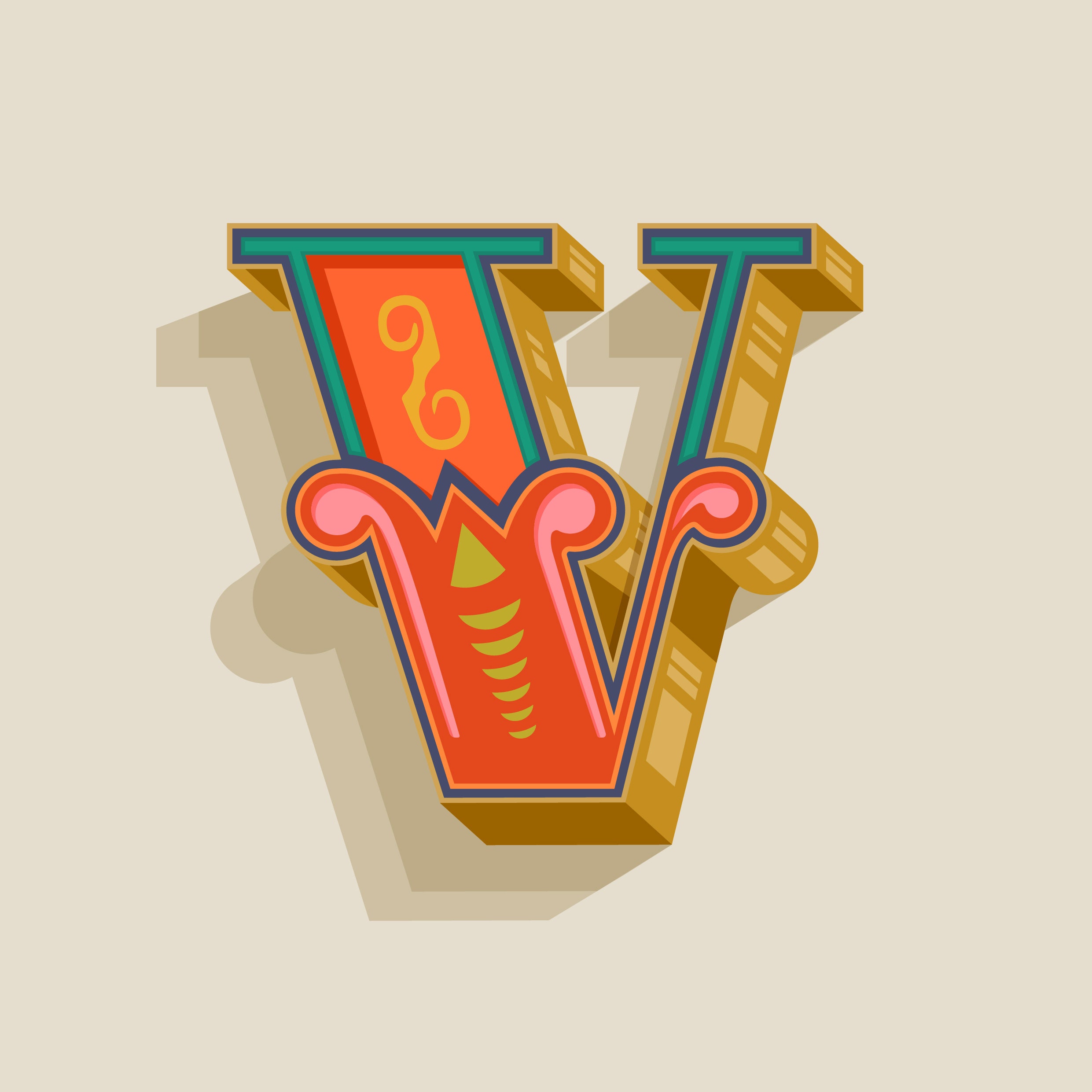 Circus Letter Graphic, Carnival Letter Vector, EPS Digital Vector Art ...