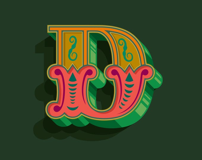 Circus Letter Graphic, Carnival Letter Vector, EPS Digital Vector Art ...