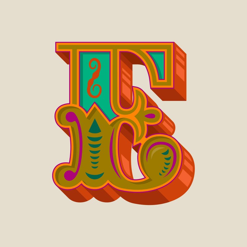 Circus Letter Graphic, Carnival Letter Vector, EPS Digital Vector Art ...