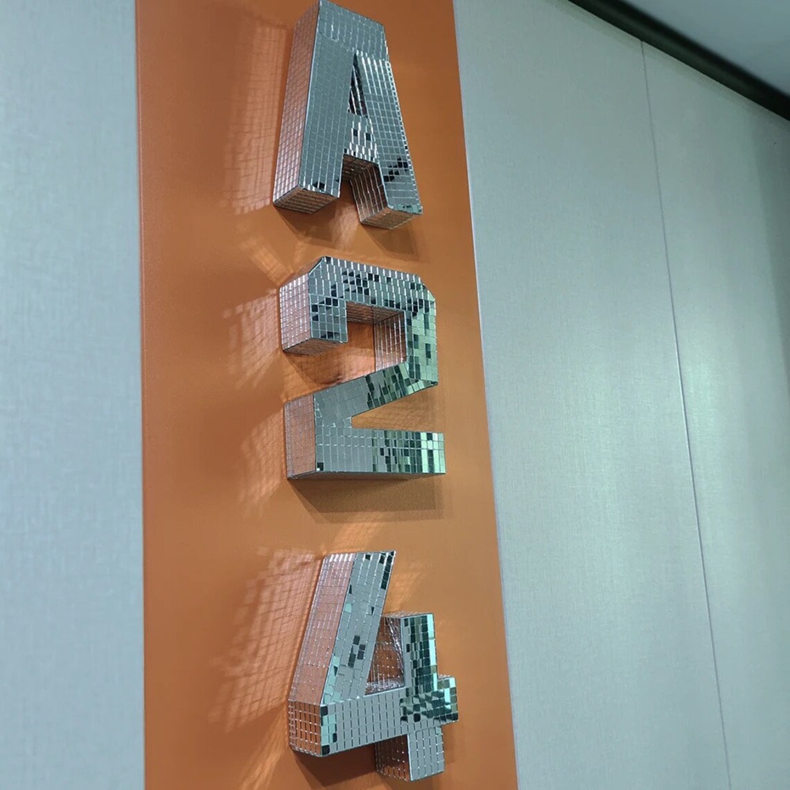 Silver Mirror Disco Ball Letters & Numbers for Party Wedding - Etsy