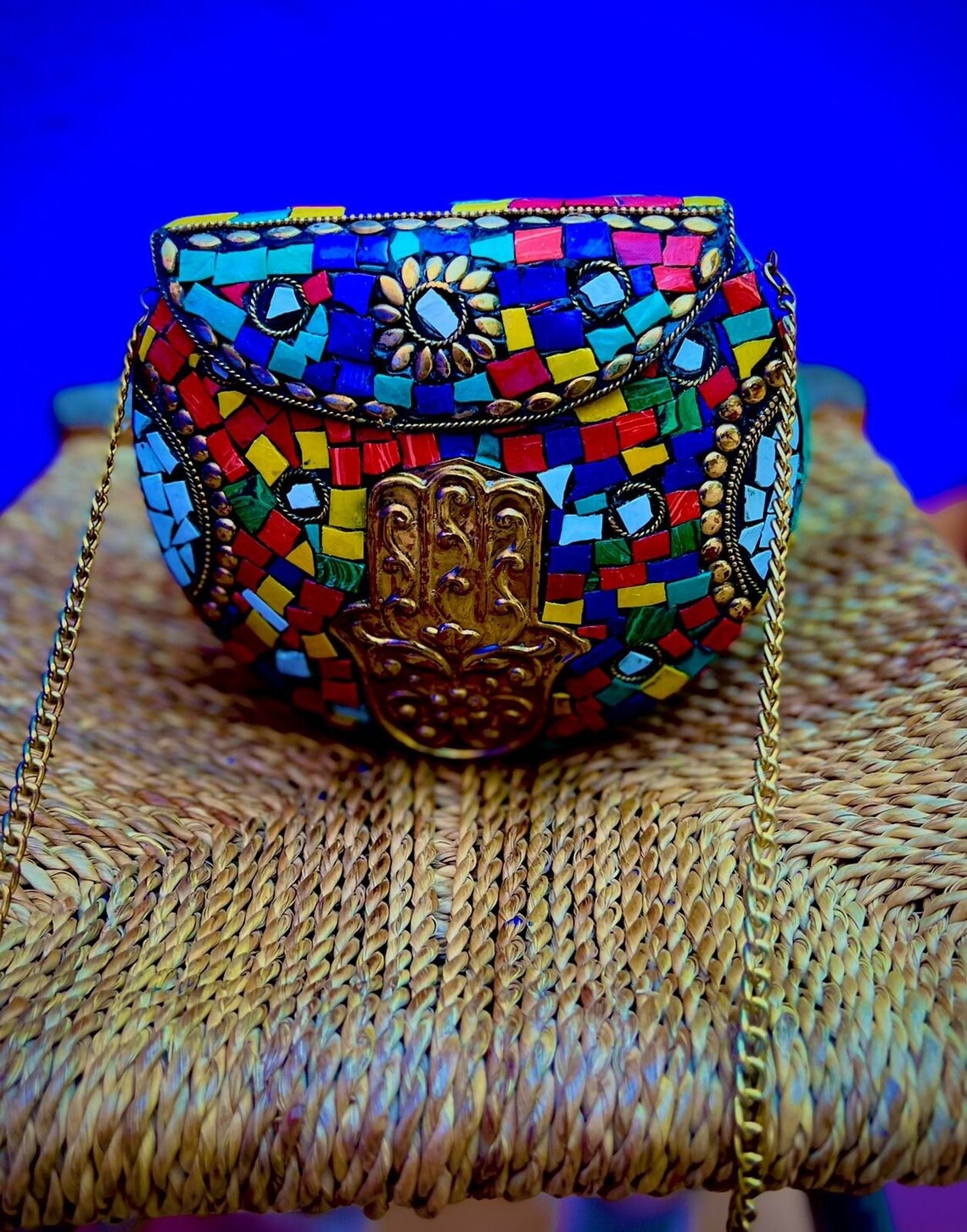 Beautiful Handmade Mosaic Stone Bags - Etsy