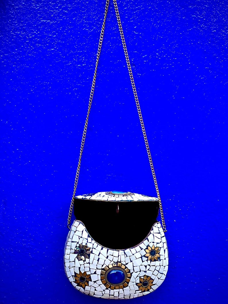 Beautiful Handmade Mosaic Stone Bags - Etsy