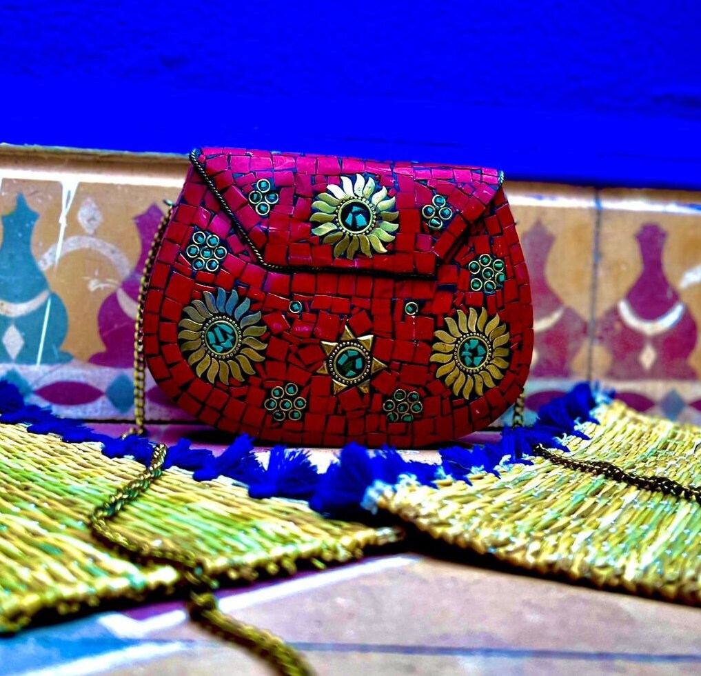 Beautiful Handmade Mosaic Stone Bags - Etsy