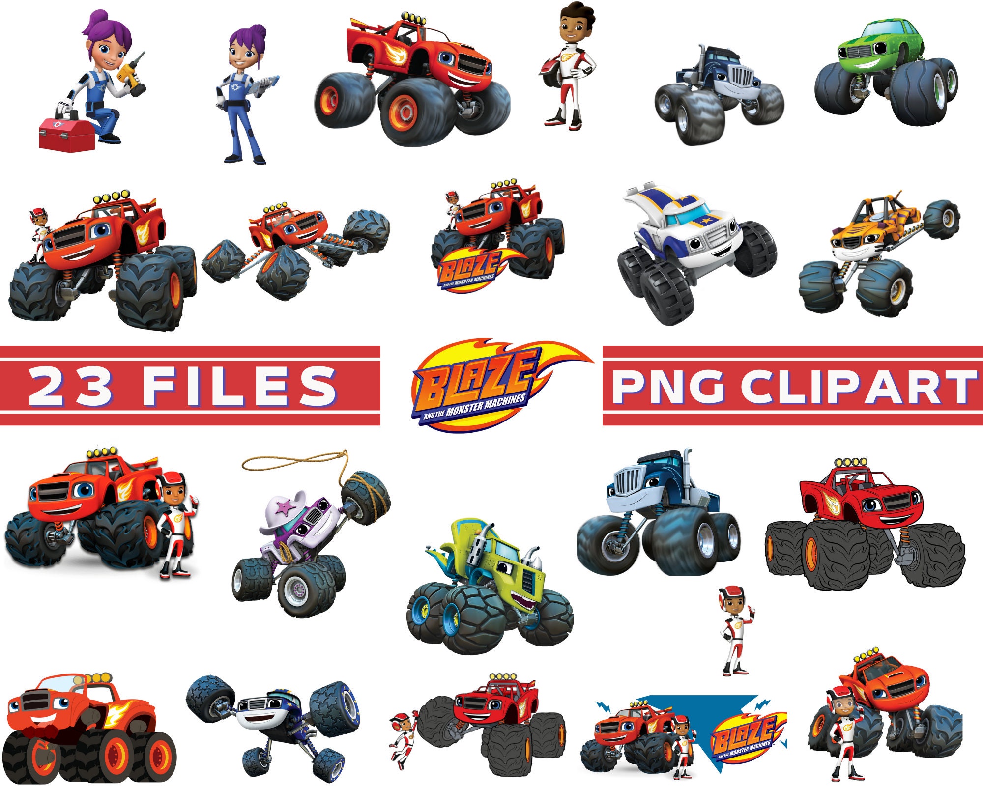 Blaze and the Monster Machines Png Blaze Party Png Blaze - Etsy UK
