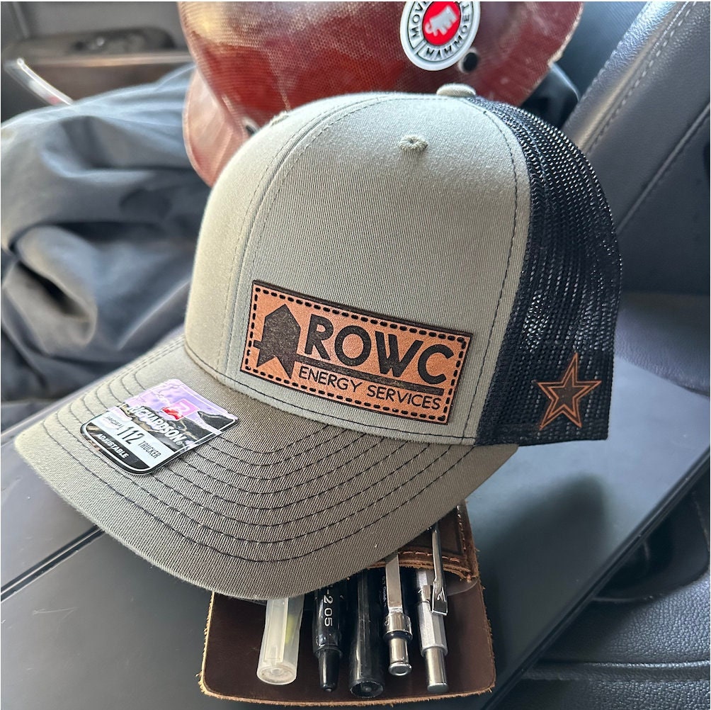 Leather Patch for Hats SVG Template for Laser Cutter, DIGITAL DOWNLOAD ...