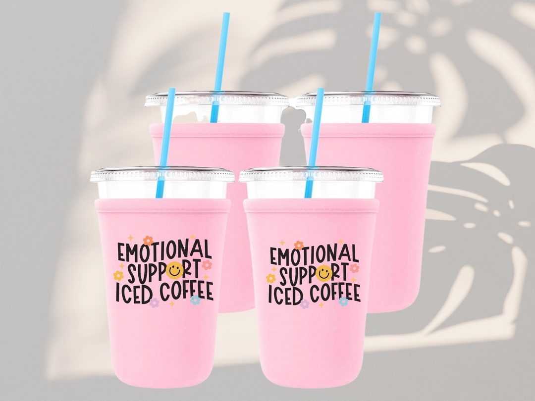 Handmade Iced Coffee Coozie, Drink Sleeve, Beverage Holder, Coffee ...