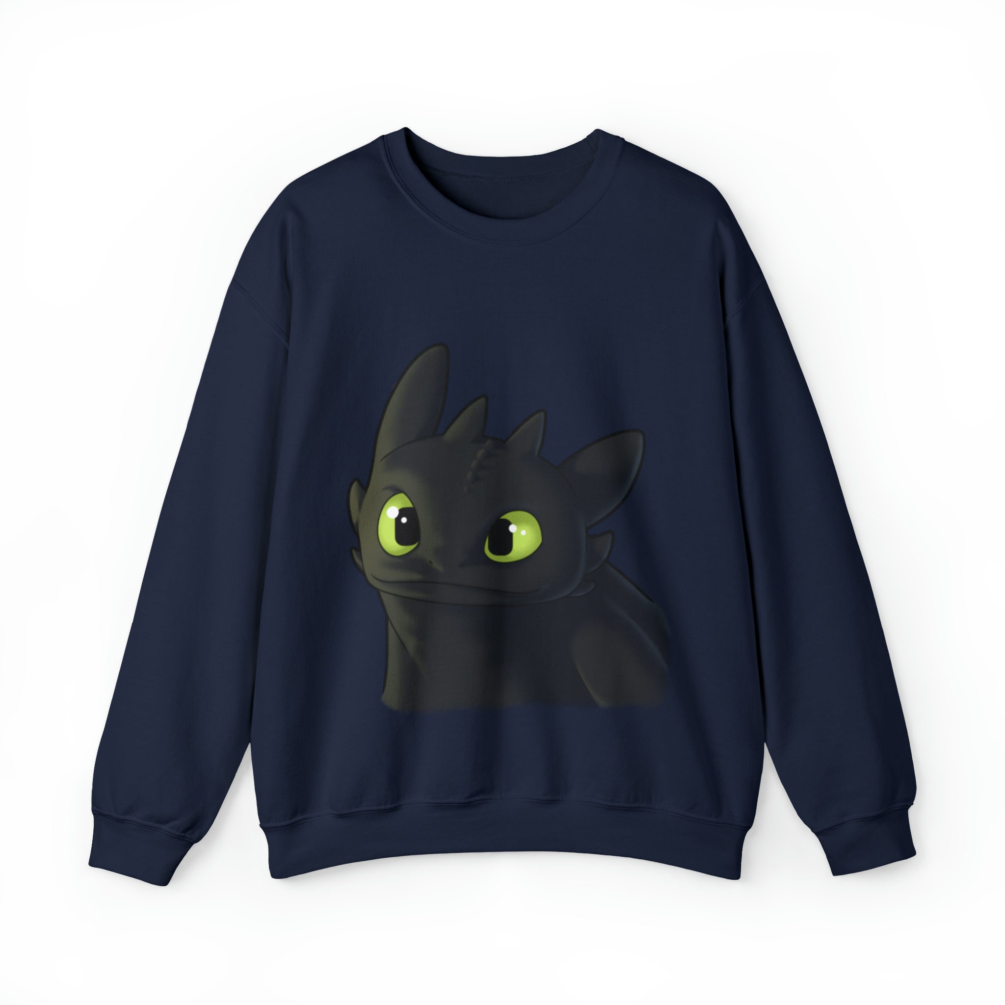 Toothless From How to Train Your Dragon Sweatshirt for Men or - Etsy