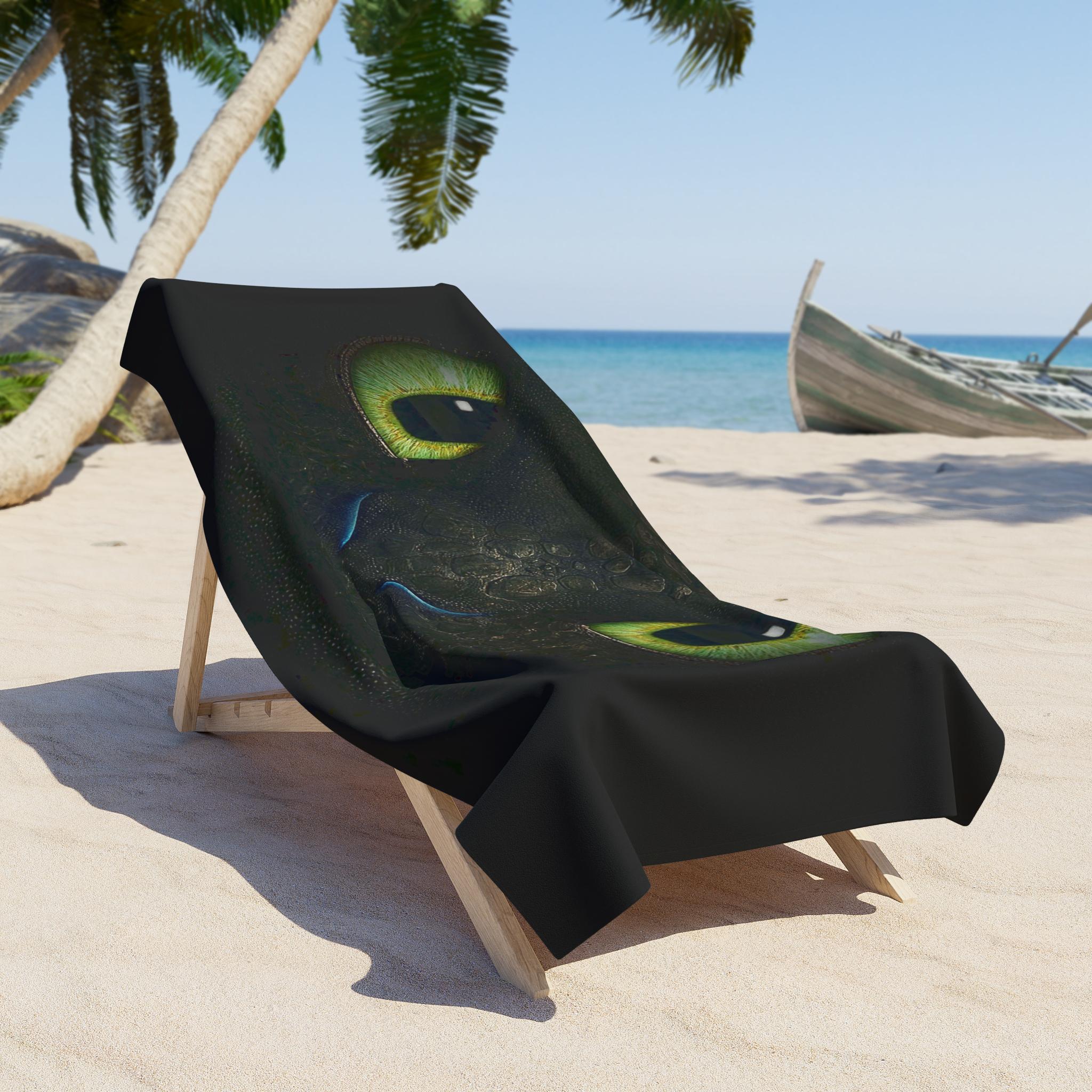 Toothless From HTTYD Beach Towel Perfect for Summer, Pool Days ...