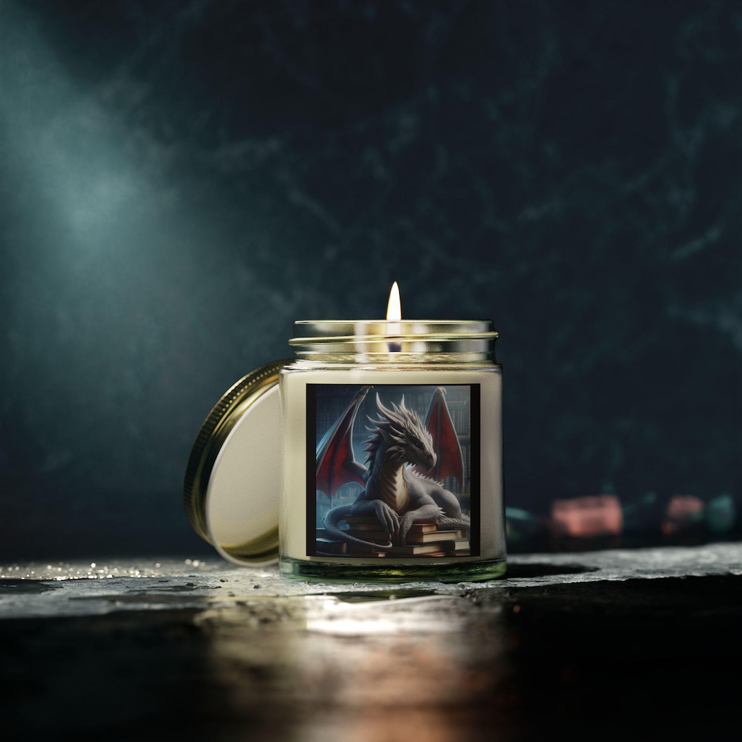 Dragon-themed Scented Candles, Fantasy Decor for Home, Relaxation Gift ...
