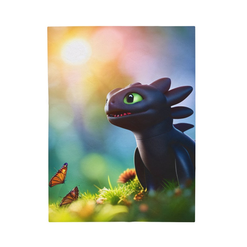 Toothless Inspired From How to Train Your Dragon Velveteen Plush ...