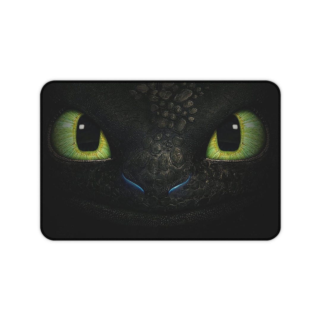 Toothless From HTTYD Desk Mat Gamer Workspace Decor Computer Accessory ...
