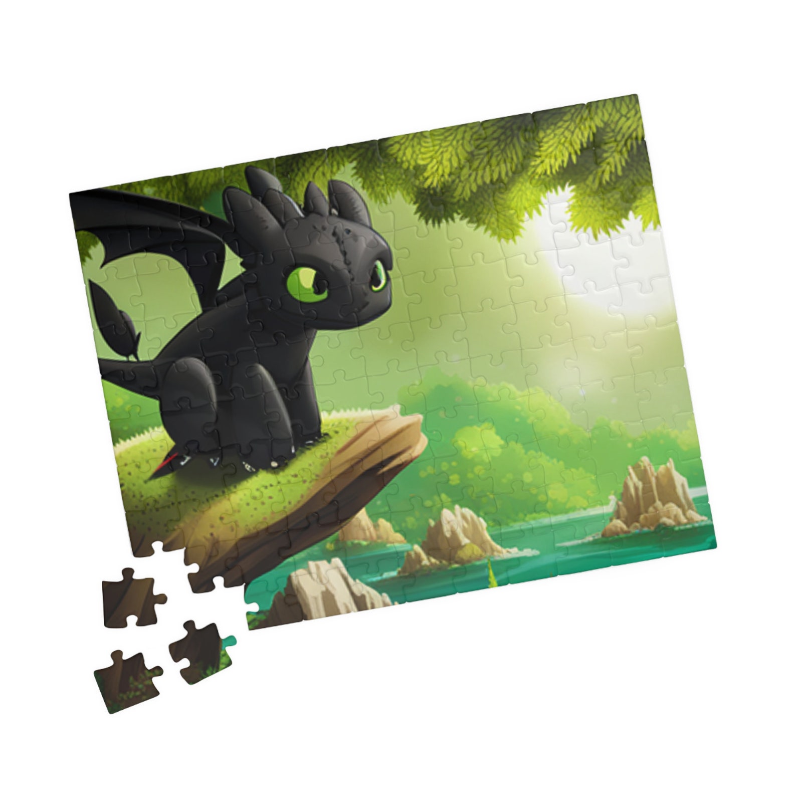 Puzzle (110, 252, 520, 1014-piece) With Toothless From How to Train ...