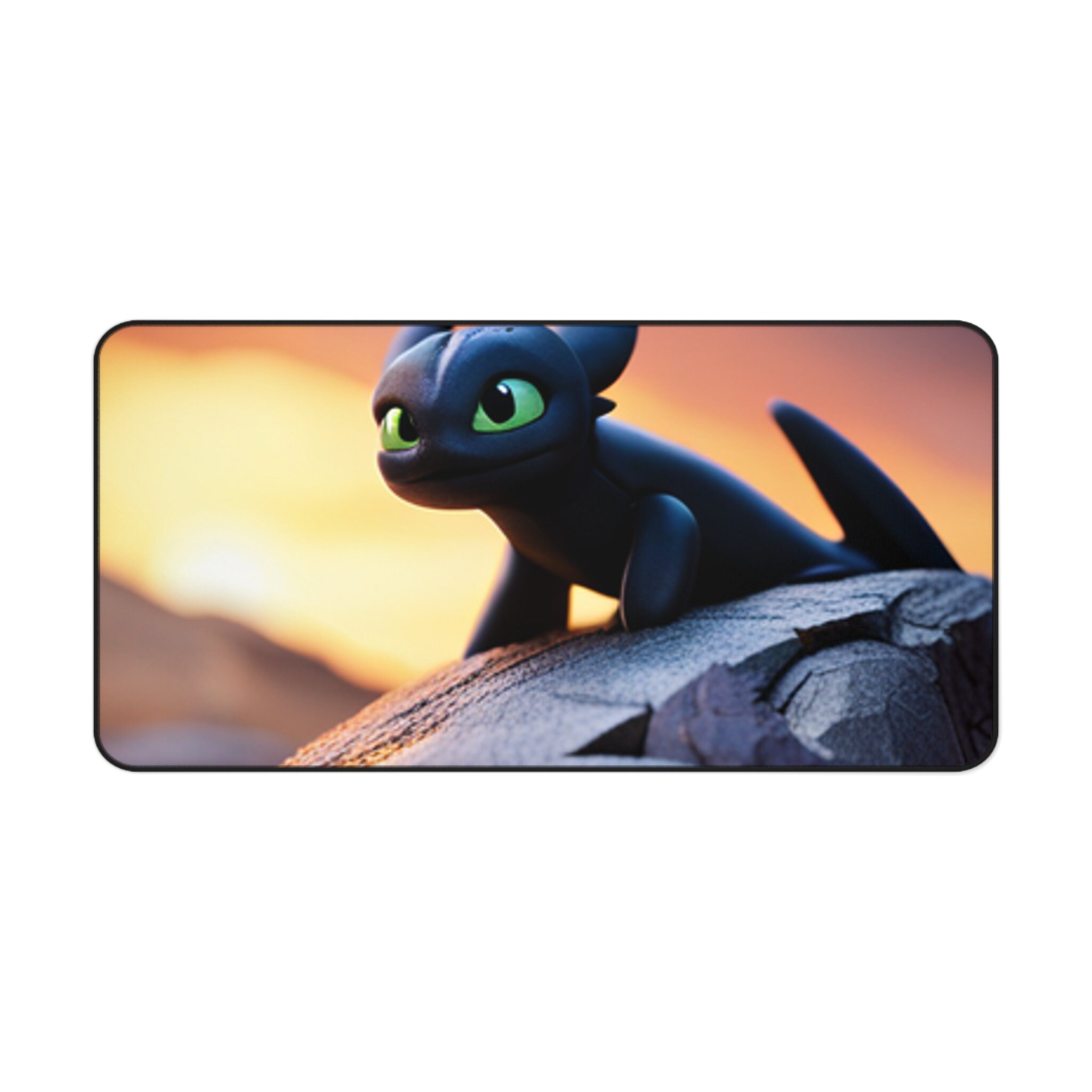 Desk Mat Featuring Toothless From How to Train Your Dragon - Etsy
