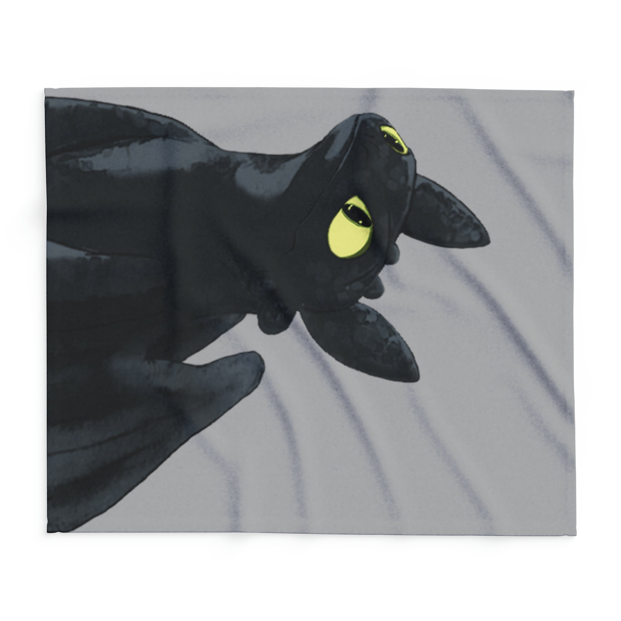 Toothless From How to Train Your Dragon Cozy Arctic Fleece Blanket - Etsy