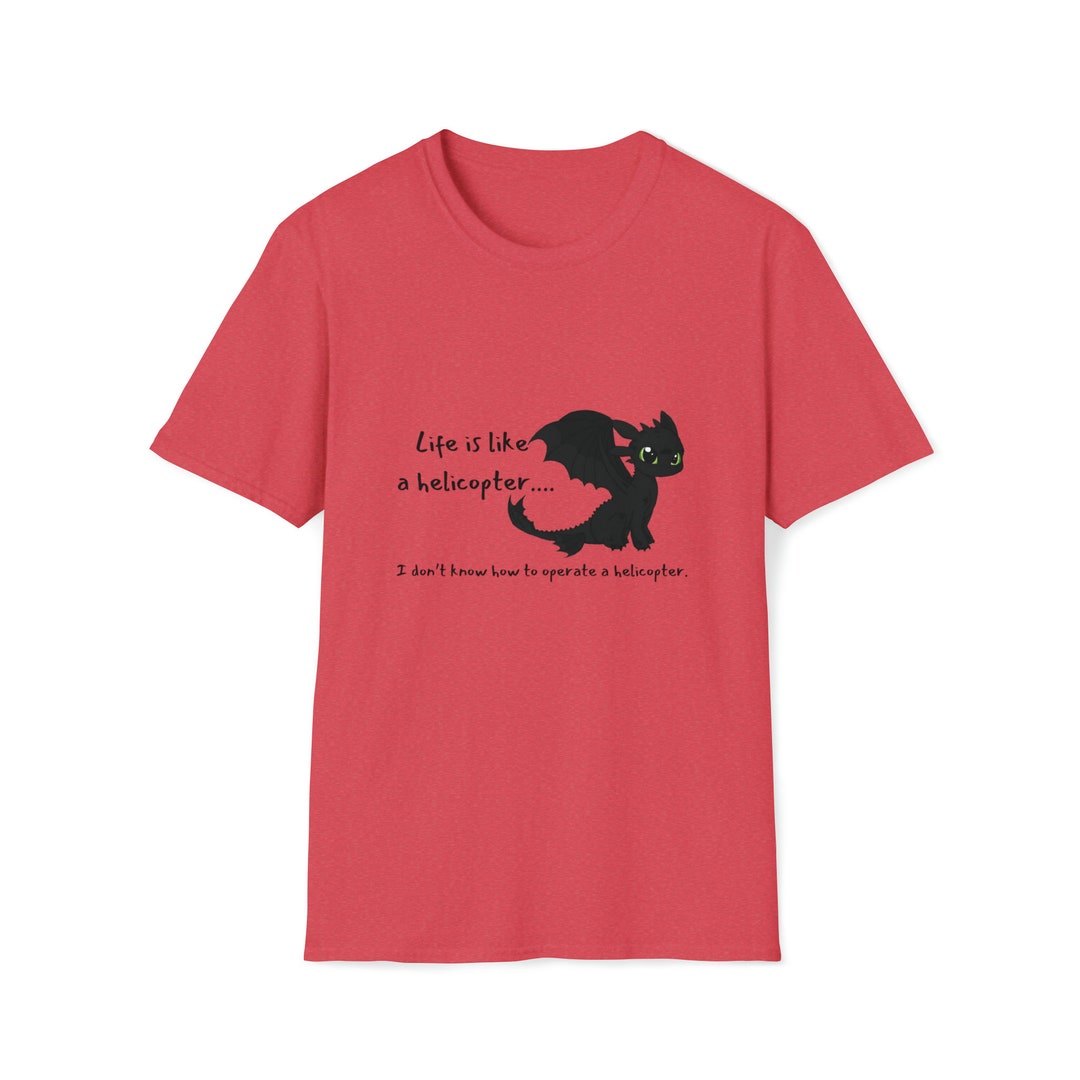 Funny Shirt Featuring Toothless From How to Train Your Dragon Unisex ...