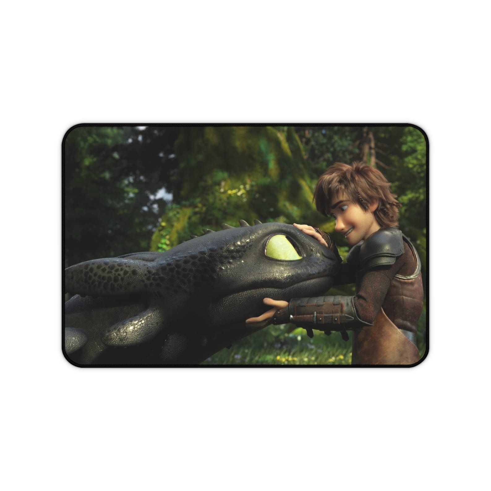 Desk Mat Featuring Hiccup and Toothless From How to Train Your Dragon ...