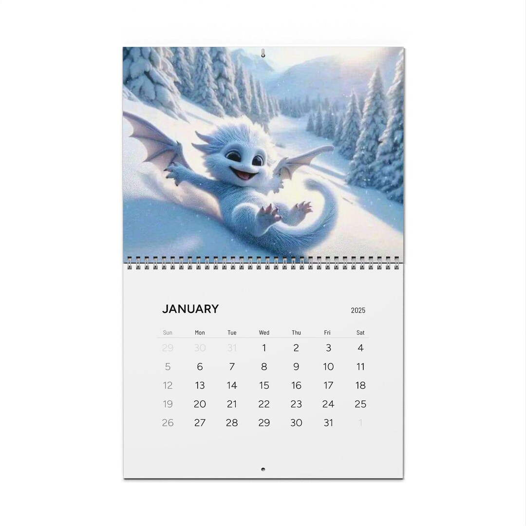 Fantasy Creatures Wall Calendar 2025, Magical Art Calendar, Dragon ...